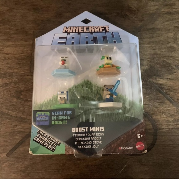 minecraft | Toys | Minecraft Earth Boost Mini 4 Pack Polar Bear Seeking ...